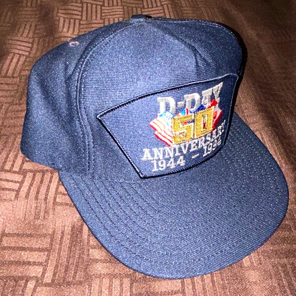 D Day 50th Anniversary Veterans Hat - Gem